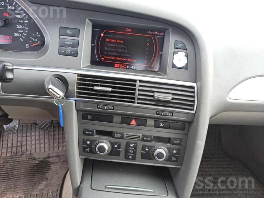 Серый Ауди А6 2006 в Даугавпилс, объемом двигателя 2.70 л и пробегом 0 тыс. км за 2650 €, фото 21 на AUTOMOTO.COM.LV