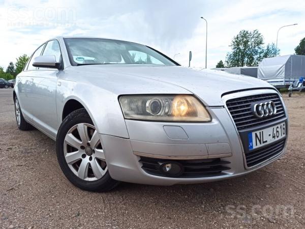 Pelēks Audi A6 2006 Daugavpils, ar dzinēja tilpumu 2.70 L un nobraukumu 0 tūkst. km par 2500 €, foto 2 vietnē AUTOMOTO.COM.LV