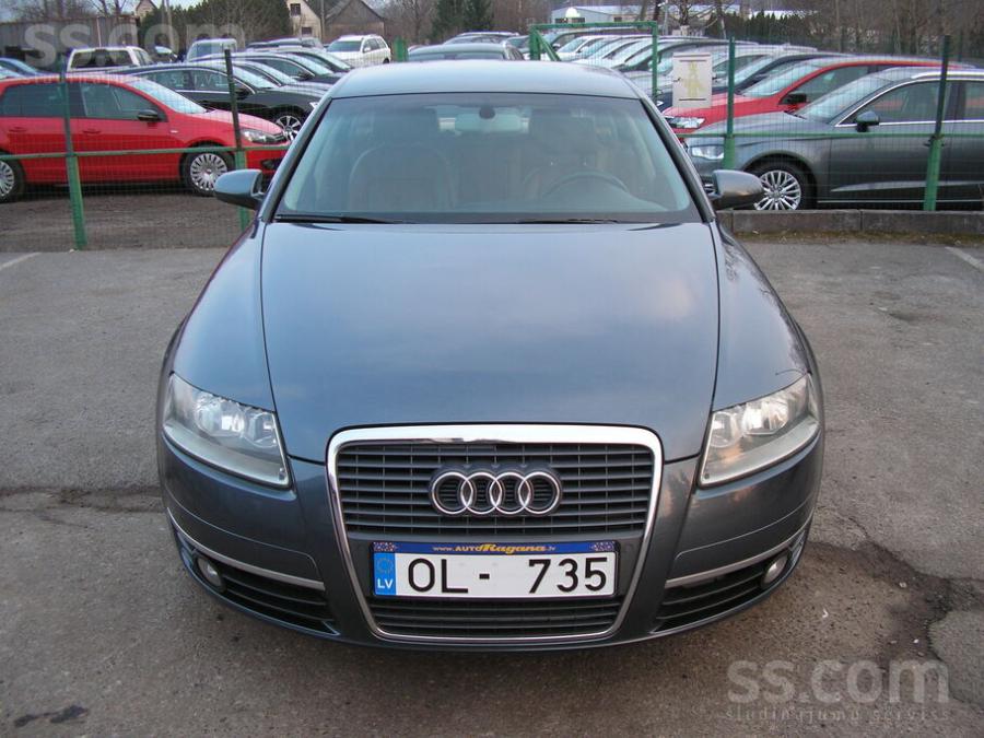 Grey Audi A6 2006 in Riga, with an engine capacity of 2.70 L and mileage of 0 thousand km for 4350 €, photo 6 on AUTOMOTO.COM.LV
