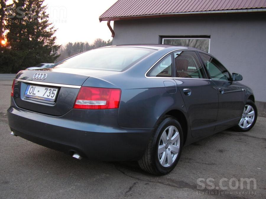 Grey Audi A6 2006 in Riga, with an engine capacity of 2.70 L and mileage of 0 thousand km for 4350 €, photo 11 on AUTOMOTO.COM.LV
