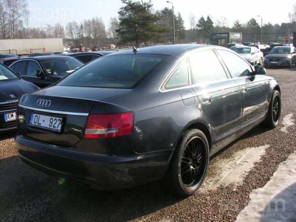 Grey Audi A6 2006 in Riga, with an engine capacity of 2.70 L and mileage of 0 thousand km for 4100 €, photo 3 on AUTOMOTO.COM.LV
