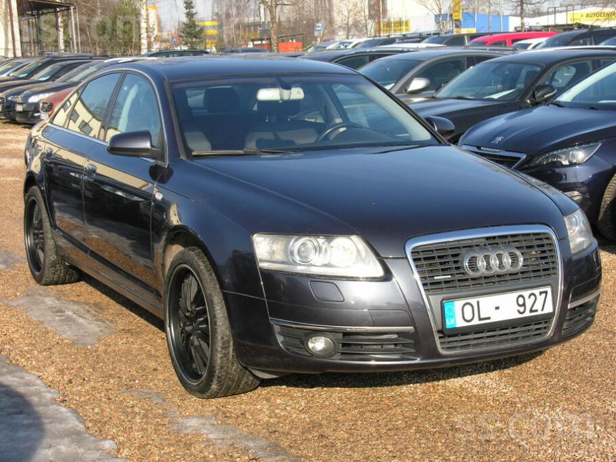 Grey Audi A6 2006 in Riga, with an engine capacity of 2.70 L and mileage of 0 thousand km for 4100 €, photo 3 on AUTOMOTO.COM.LV