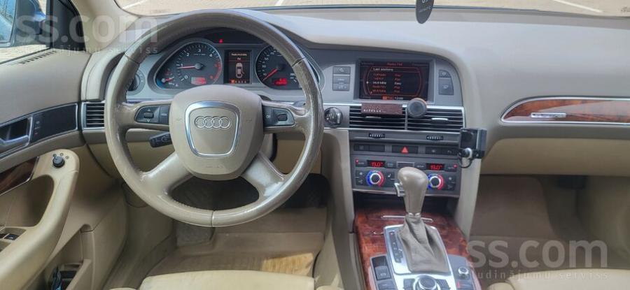 Pelēks Audi A6 2006 Rīga, ar dzinēja tilpumu 3.00 L un nobraukumu 480 tūkst. km par 2800 €, foto 11 vietnē AUTOMOTO.COM.LV