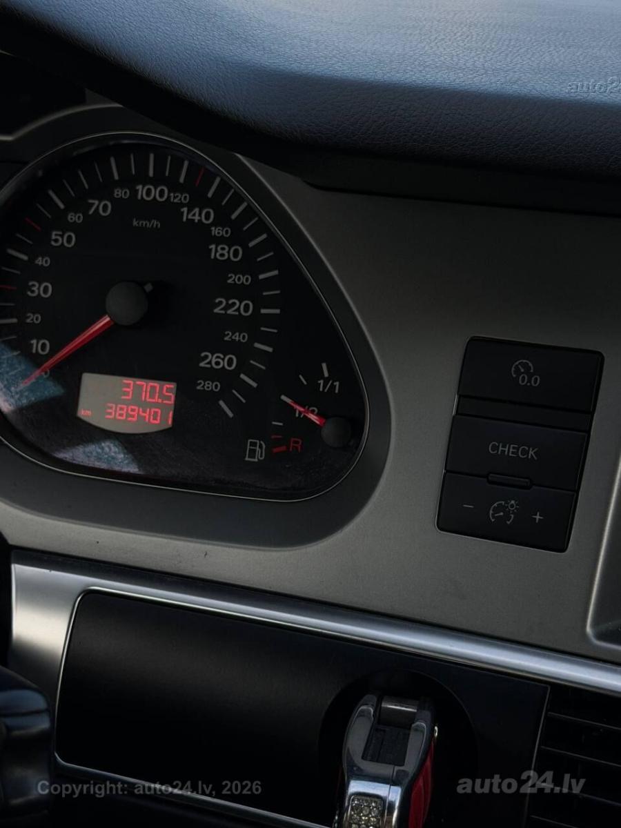 Grey Audi A6 2006 in Tallinn, with an engine capacity of 2.70 L and mileage of 389 thousand km for 3800 €, photo 19 on AUTOMOTO.COM.LV