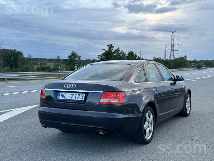 Grey Audi A6 2006 in Jurmala, with an engine capacity of 2.00 L and mileage of 330 thousand km for 2850 €, photo 6 on AUTOMOTO.COM.LV