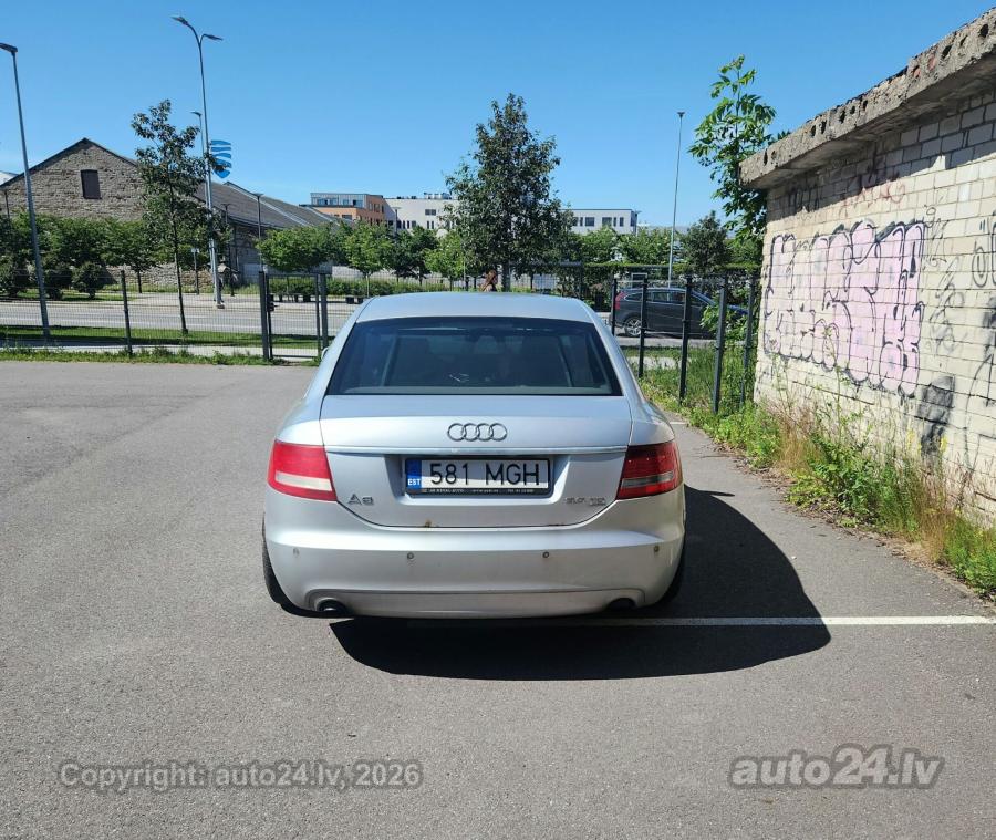 Grey Audi A6 2006 in Tallinn, with an engine capacity of 3.00 L and mileage of 293 thousand km for 2300 €, photo 5 on AUTOMOTO.COM.LV