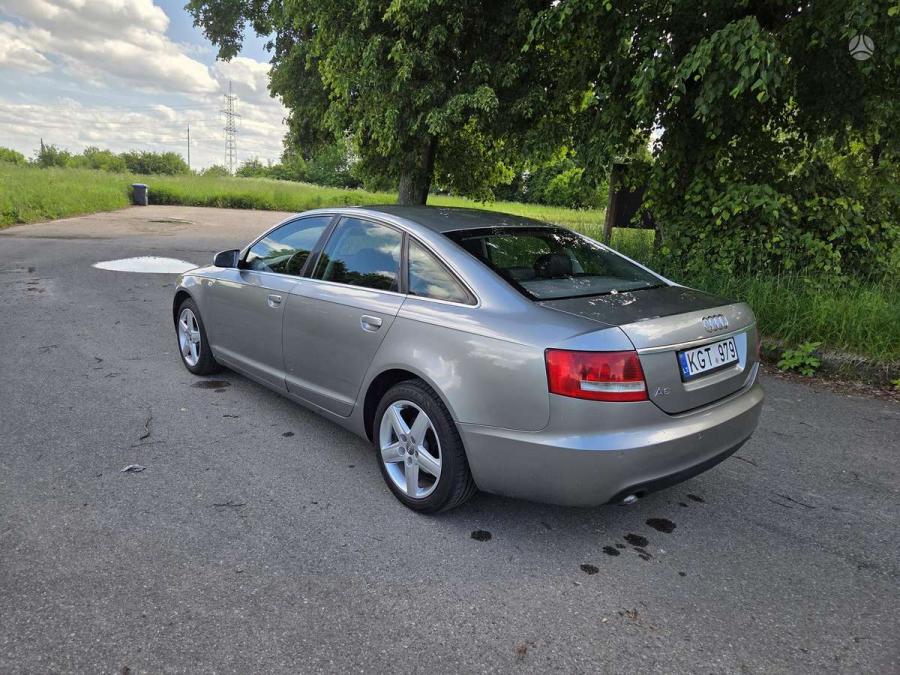 Grey Audi A6 2006 in Vilnius, with an engine capacity of 1.97 L and mileage of 320 thousand km for 3350 €, photo 5 on AUTOMOTO.COM.LV