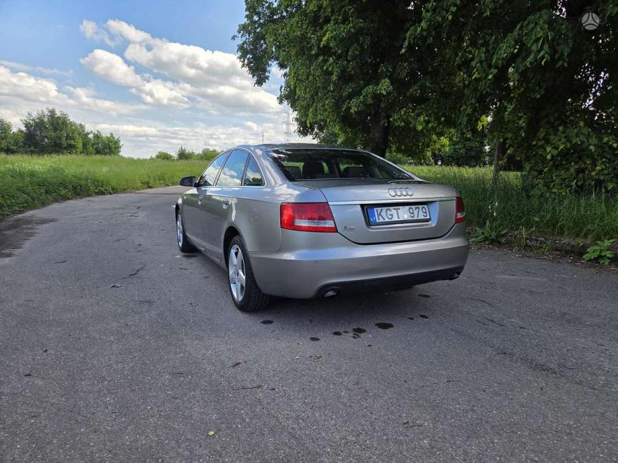 Grey Audi A6 2006 in Vilnius, with an engine capacity of 1.97 L and mileage of 320 thousand km for 3350 €, photo 6 on AUTOMOTO.COM.LV