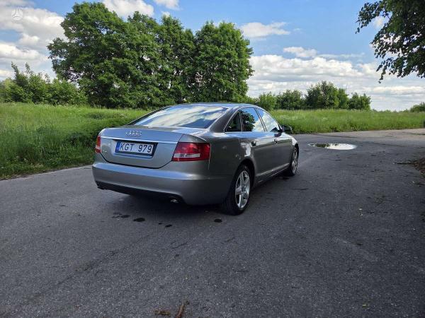 Grey Audi A6 2006 in Vilnius, with an engine capacity of 1.97 L and mileage of 320 thousand km for 3350 €, photo 6 on AUTOMOTO.COM.LV