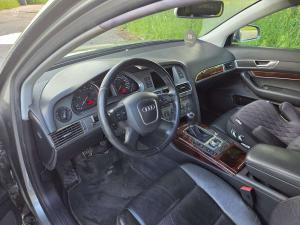 Grey Audi A6 2006 in Vilnius, with an engine capacity of 1.97 L and mileage of 320 thousand km for 3350 €, photo 10 on AUTOMOTO.COM.LV