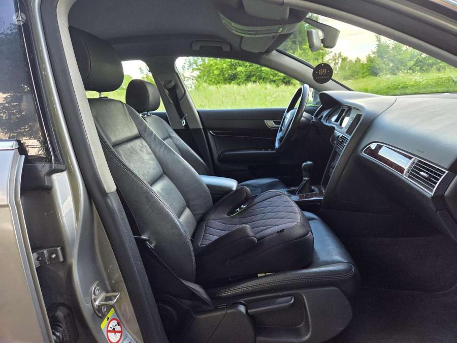 Grey Audi A6 2006 in Vilnius, with an engine capacity of 1.97 L and mileage of 320 thousand km for 3350 €, photo 12 on AUTOMOTO.COM.LV