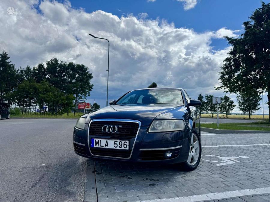 Grey Audi A6 2006 in Panevezys, with an engine capacity of 1.97 L and mileage of 364 thousand km for 1499 €, photo 1 on AUTOMOTO.COM.LV