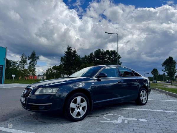 Grey Audi A6 2006 in Panevezys, with an engine capacity of 1.97 L and mileage of 364 thousand km for 1499 €, photo 2 on AUTOMOTO.COM.LV