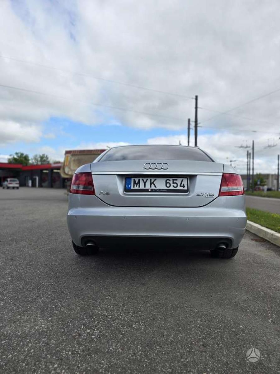 Grey Audi A6 2006 in Kaunas, with an engine capacity of 2.70 L and mileage of 434 thousand km for 3300 €, photo 5 on AUTOMOTO.COM.LV