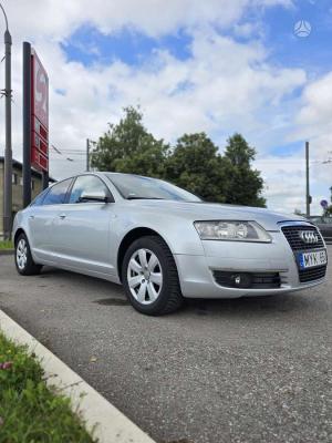Grey Audi A6 2006 in Kaunas, with an engine capacity of 2.70 L and mileage of 434 thousand km for 3300 €, photo 6 on AUTOMOTO.COM.LV