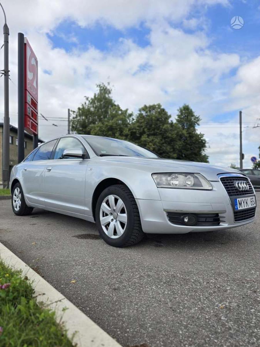 Grey Audi A6 2006 in Kaunas, with an engine capacity of 2.70 L and mileage of 434 thousand km for 3300 €, photo 6 on AUTOMOTO.COM.LV