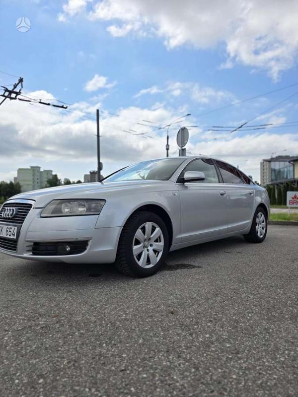 Grey Audi A6 2006 in Kaunas, with an engine capacity of 2.70 L and mileage of 434 thousand km for 3300 €, photo 6 on AUTOMOTO.COM.LV