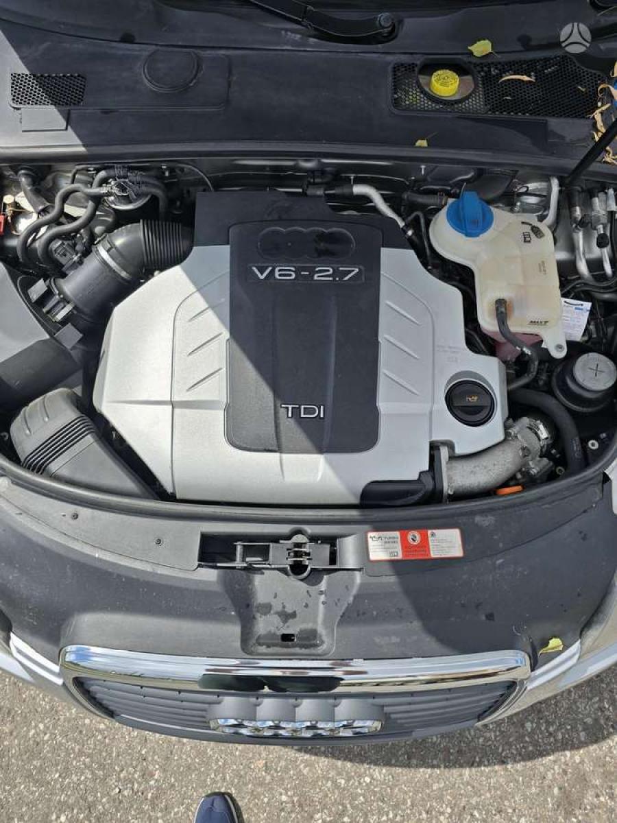 Grey Audi A6 2006 in Kaunas, with an engine capacity of 2.70 L and mileage of 434 thousand km for 3300 €, photo 12 on AUTOMOTO.COM.LV