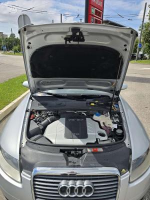 Grey Audi A6 2006 in Kaunas, with an engine capacity of 2.70 L and mileage of 434 thousand km for 3300 €, photo 13 on AUTOMOTO.COM.LV