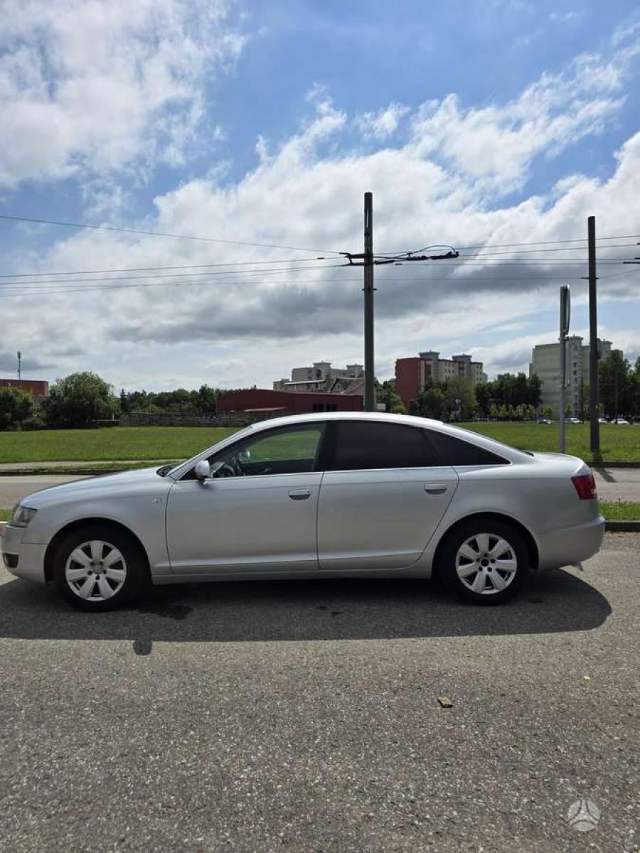 Grey Audi A6 2006 in Kaunas, with an engine capacity of 2.70 L and mileage of 434 thousand km for 3300 €, photo 15 on AUTOMOTO.COM.LV