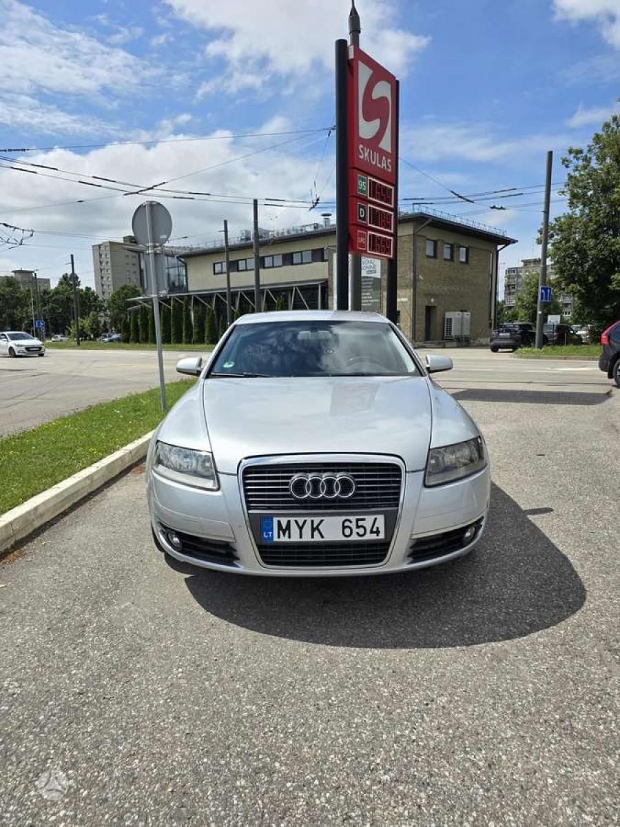 Grey Audi A6 2006 in Kaunas, with an engine capacity of 2.70 L and mileage of 434 thousand km for 3300 €, photo 16 on AUTOMOTO.COM.LV