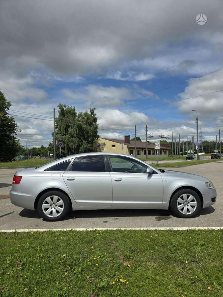 Grey Audi A6 2006 in Kaunas, with an engine capacity of 2.70 L and mileage of 434 thousand km for 3300 €, photo 17 on AUTOMOTO.COM.LV