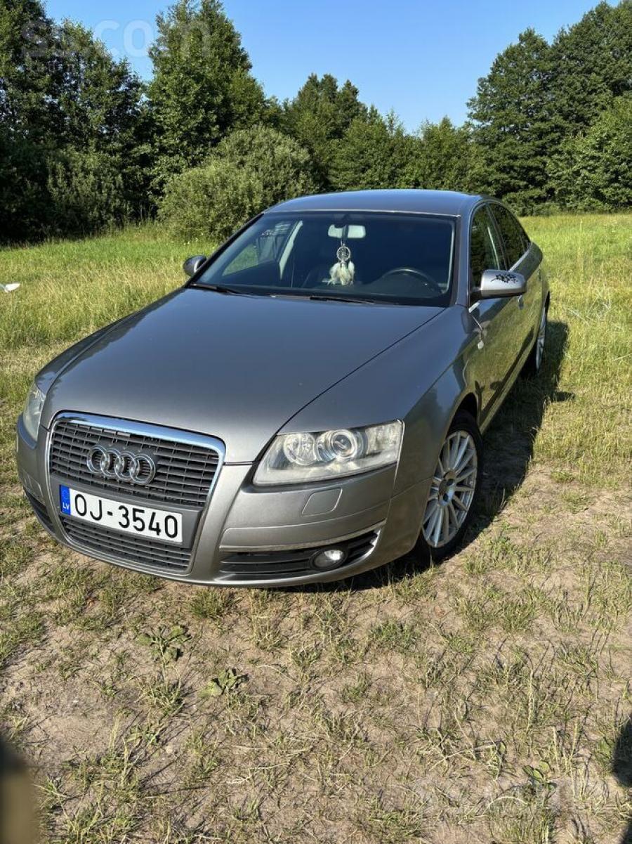 Grey Audi A6 2006 in Liepaja, with an engine capacity of 2.00 L and mileage of 379 thousand km for 2700 €, photo 1 on AUTOMOTO.COM.LV