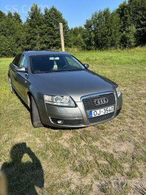 Grey Audi A6 2006 in Liepaja, with an engine capacity of 2.00 L and mileage of 379 thousand km for 2700 €, photo 3 on AUTOMOTO.COM.LV
