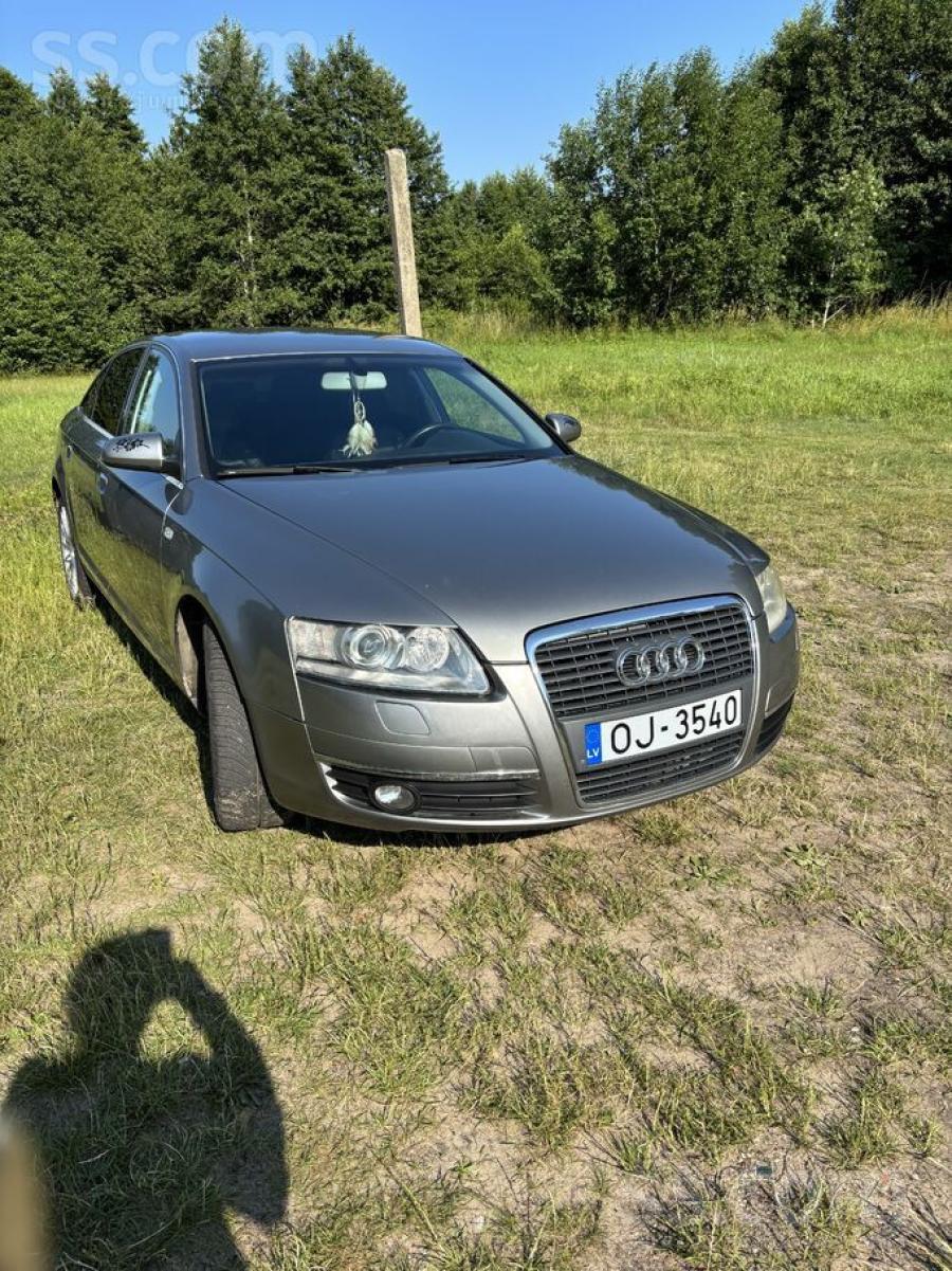 Grey Audi A6 2006 in Liepaja, with an engine capacity of 2.00 L and mileage of 379 thousand km for 2700 €, photo 3 on AUTOMOTO.COM.LV