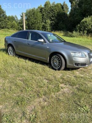 Grey Audi A6 2006 in Liepaja, with an engine capacity of 2.00 L and mileage of 379 thousand km for 2700 €, photo 4 on AUTOMOTO.COM.LV