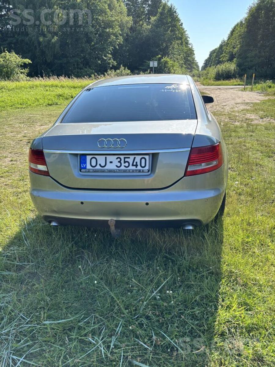 Grey Audi A6 2006 in Liepaja, with an engine capacity of 2.00 L and mileage of 379 thousand km for 2700 €, photo 6 on AUTOMOTO.COM.LV