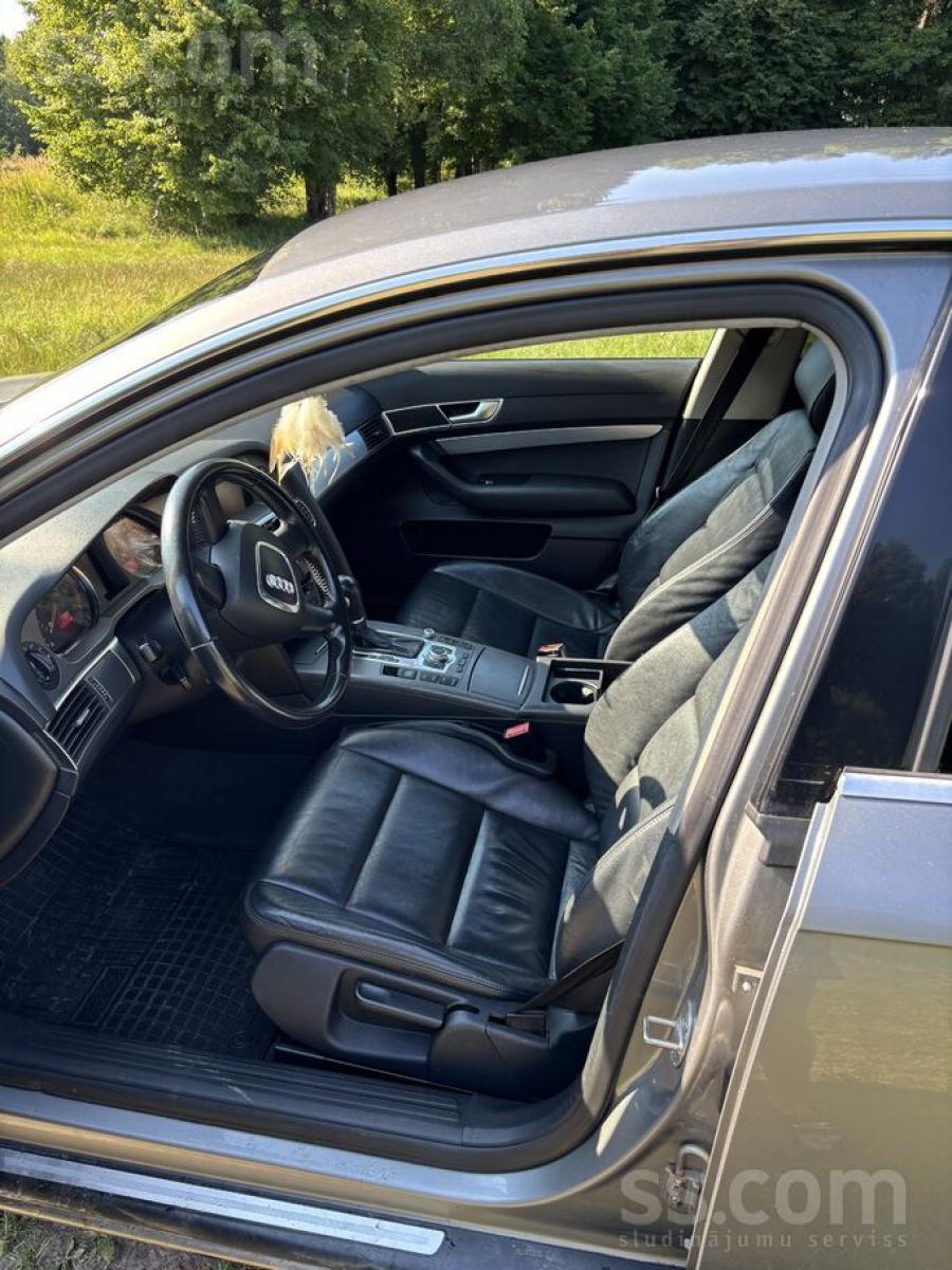 Grey Audi A6 2006 in Liepaja, with an engine capacity of 2.00 L and mileage of 379 thousand km for 2700 €, photo 10 on AUTOMOTO.COM.LV