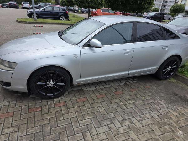 Pelēks Audi A6 2006 Kauņa, ar dzinēja tilpumu 2.97 L un nobraukumu 402 tūkst. km par 1150 €, foto 1 vietnē AUTOMOTO.COM.LV