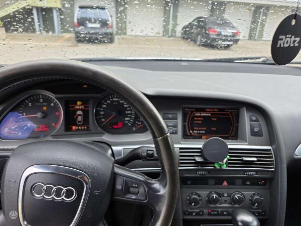 Pelēks Audi A6 2006 Kauņa, ar dzinēja tilpumu 2.97 L un nobraukumu 402 tūkst. km par 1150 €, foto 5 vietnē AUTOMOTO.COM.LV