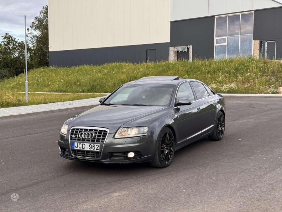 Grey Audi A6 2006 in Vilnius, with an engine capacity of 2.97 L and mileage of 408 thousand km for 3400 €, photo 1 on AUTOMOTO.COM.LV