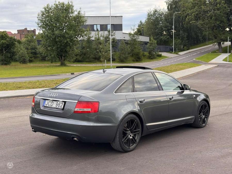 Grey Audi A6 2006 in Vilnius, with an engine capacity of 2.97 L and mileage of 408 thousand km for 3400 €, photo 6 on AUTOMOTO.COM.LV