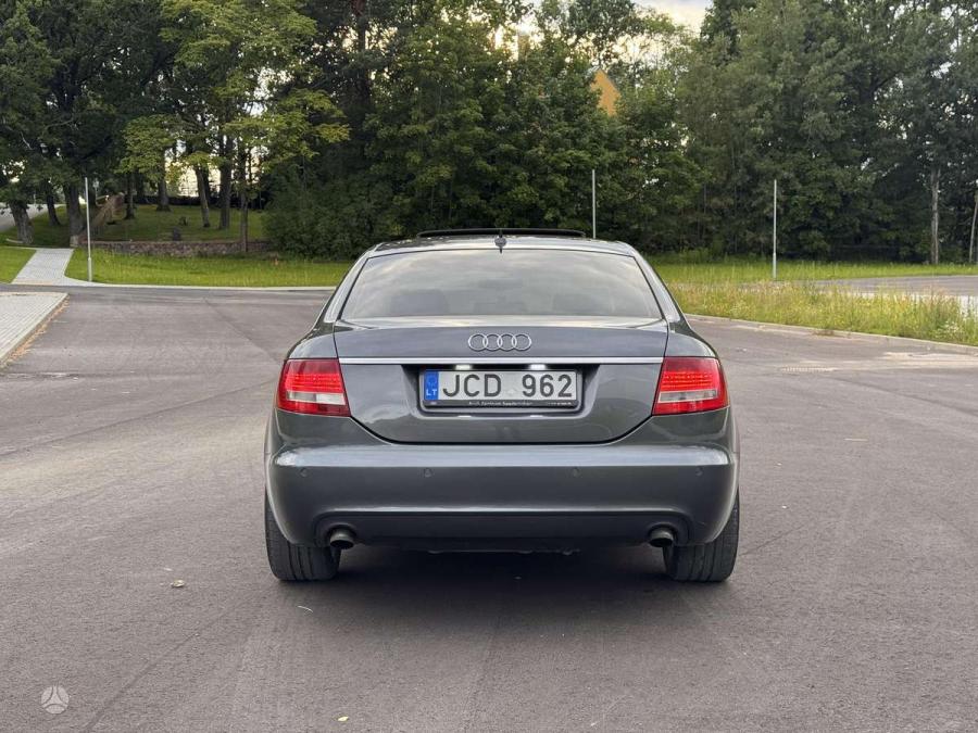 Grey Audi A6 2006 in Vilnius, with an engine capacity of 2.97 L and mileage of 408 thousand km for 3400 €, photo 7 on AUTOMOTO.COM.LV