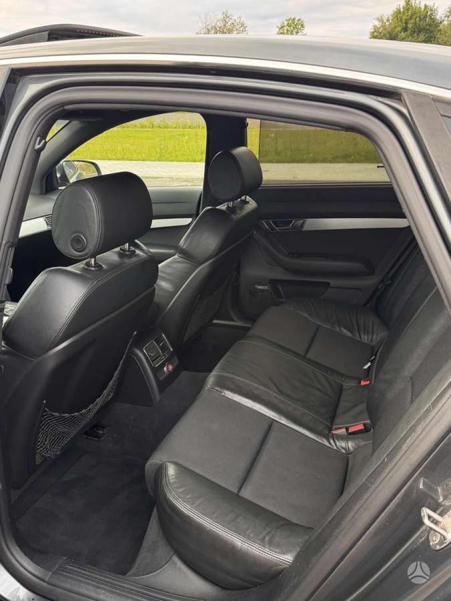 Grey Audi A6 2006 in Vilnius, with an engine capacity of 2.97 L and mileage of 408 thousand km for 3400 €, photo 17 on AUTOMOTO.COM.LV