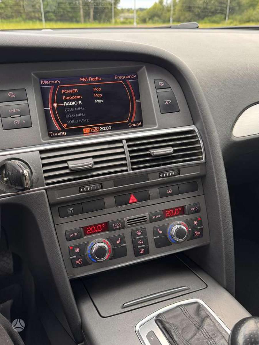 Grey Audi A6 2006 in Vilnius, with an engine capacity of 2.97 L and mileage of 408 thousand km for 3400 €, photo 22 on AUTOMOTO.COM.LV