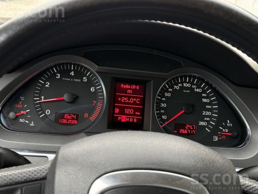 Pelēks Audi A6 2006 Tukums, ar dzinēja tilpumu 2.00 L un nobraukumu 266 tūkst. km par 3799 €, foto 10 vietnē AUTOMOTO.COM.LV