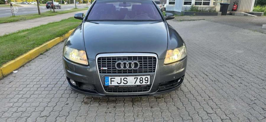 Grey Audi A6 2006 in Vilnius, with an engine capacity of 2.97 L and mileage of 456 thousand km for 1400 €, photo 3 on AUTOMOTO.COM.LV