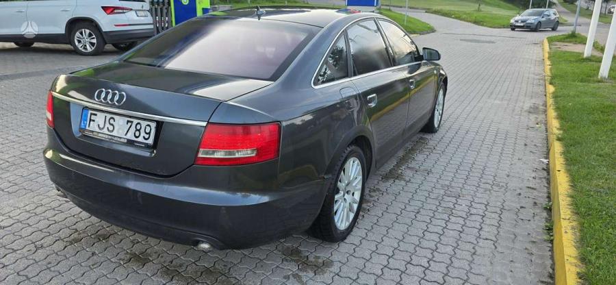 Grey Audi A6 2006 in Vilnius, with an engine capacity of 2.97 L and mileage of 456 thousand km for 1400 €, photo 6 on AUTOMOTO.COM.LV