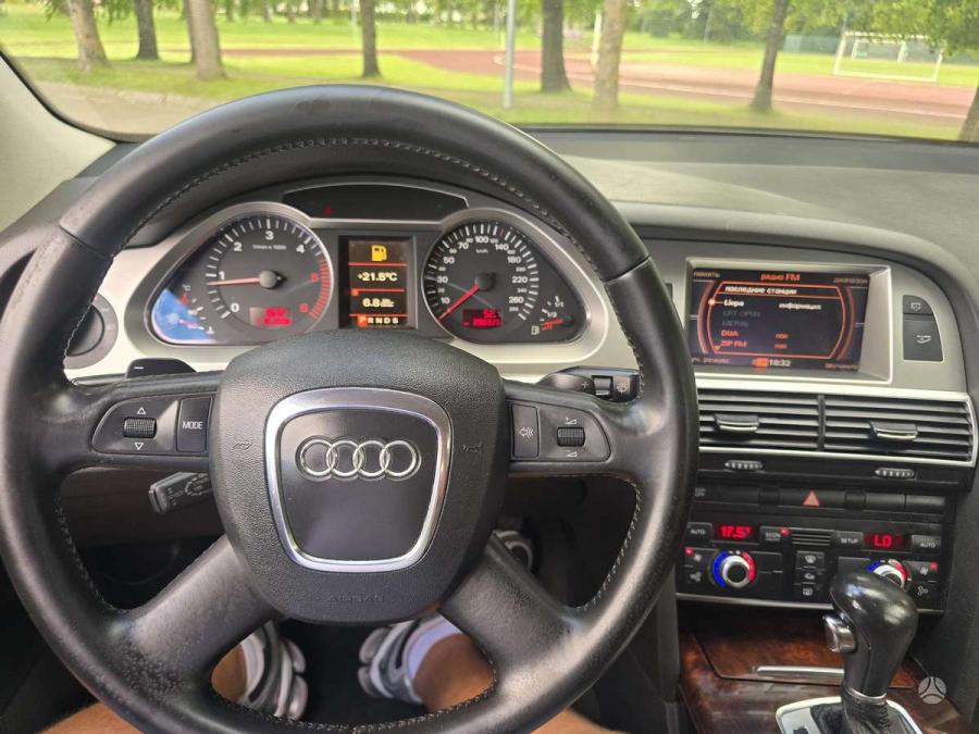 Grey Audi A6 2006 in Jurbarkas, with an engine capacity of 2.97 L and mileage of 290 thousand km for 2550 €, photo 9 on AUTOMOTO.COM.LV