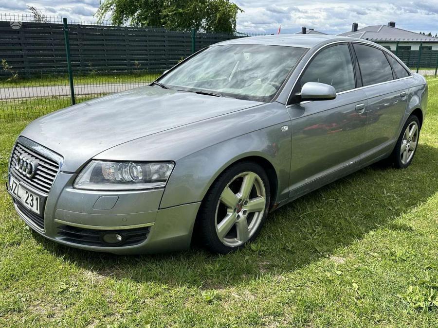 Pelēks Audi A6 2006 Viļņa, ar dzinēja tilpumu 2.97 L un nobraukumu 350 tūkst. km par 1950 €, foto 3 vietnē AUTOMOTO.COM.LV