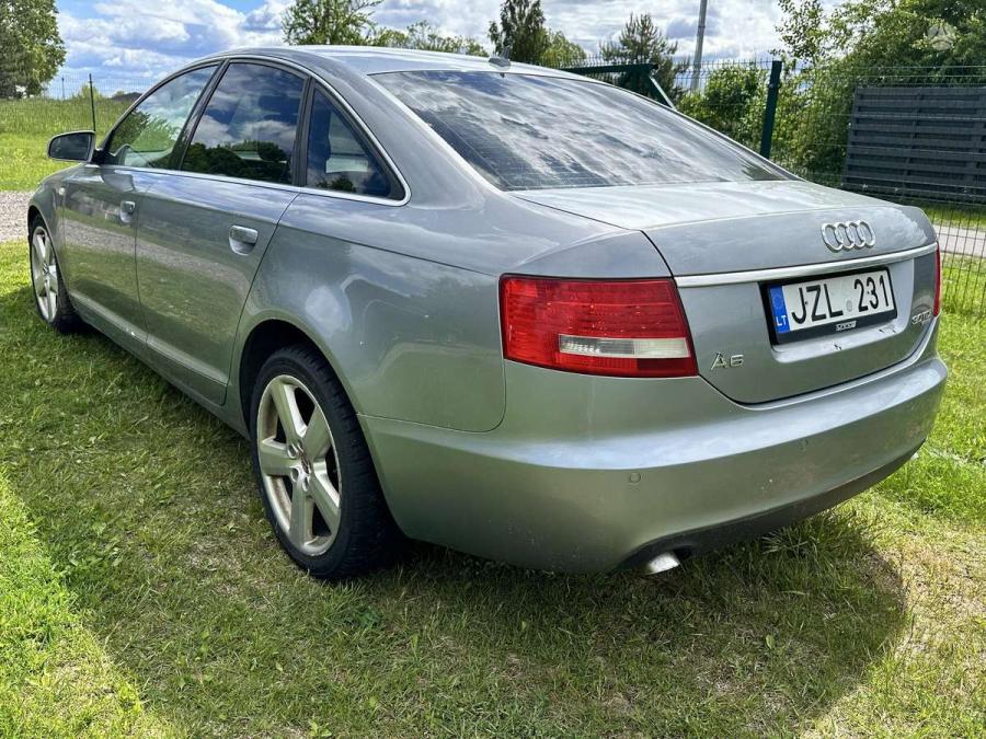 Pelēks Audi A6 2006 Viļņa, ar dzinēja tilpumu 2.97 L un nobraukumu 350 tūkst. km par 1950 €, foto 4 vietnē AUTOMOTO.COM.LV