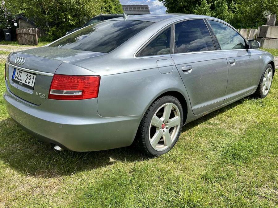 Pelēks Audi A6 2006 Viļņa, ar dzinēja tilpumu 2.97 L un nobraukumu 350 tūkst. km par 1950 €, foto 5 vietnē AUTOMOTO.COM.LV