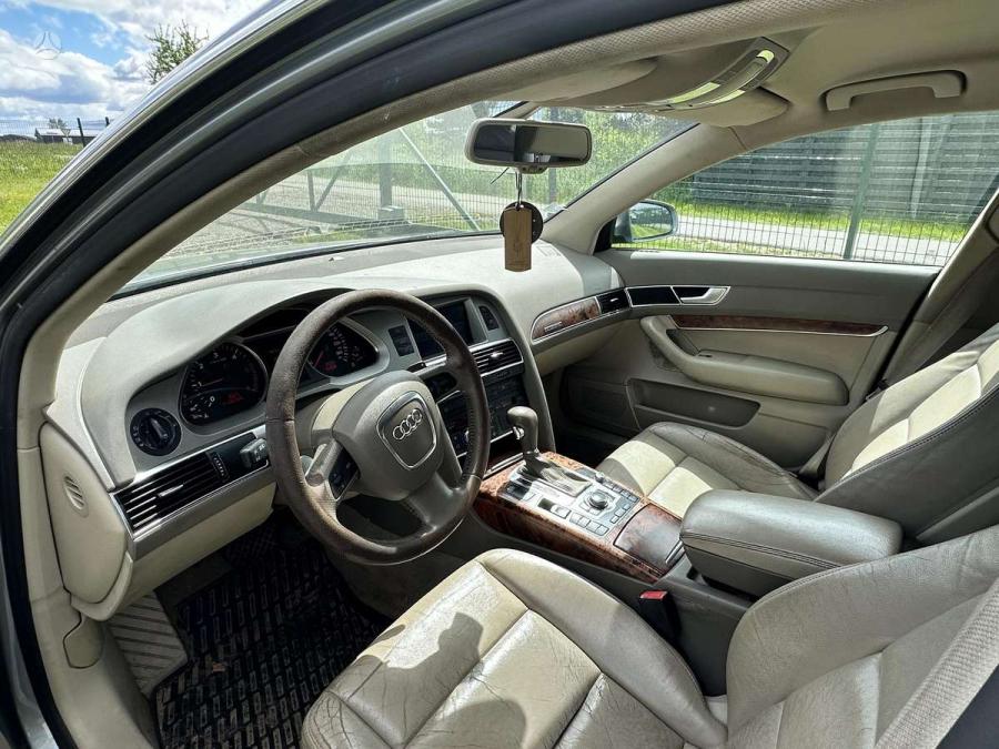 Pelēks Audi A6 2006 Viļņa, ar dzinēja tilpumu 2.97 L un nobraukumu 350 tūkst. km par 1950 €, foto 8 vietnē AUTOMOTO.COM.LV