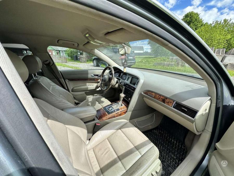 Pelēks Audi A6 2006 Viļņa, ar dzinēja tilpumu 2.97 L un nobraukumu 350 tūkst. km par 1950 €, foto 9 vietnē AUTOMOTO.COM.LV