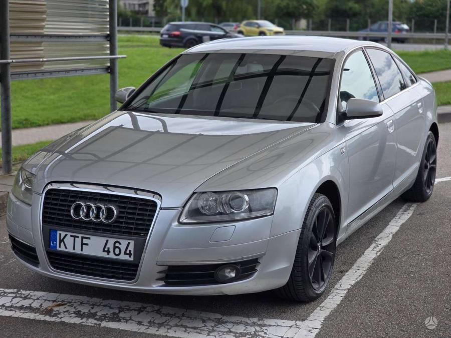 Pelēks Audi A6 2006 Šauļi, ar dzinēja tilpumu 1.97 L un nobraukumu 400 tūkst. km par 2600 €, foto 1 vietnē AUTOMOTO.COM.LV