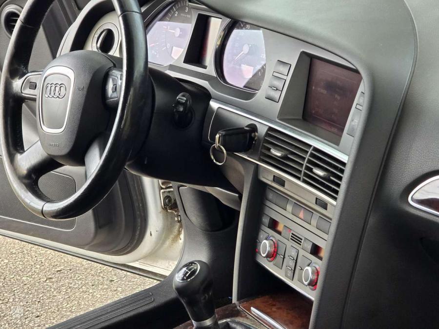 Pelēks Audi A6 2006 Šauļi, ar dzinēja tilpumu 1.97 L un nobraukumu 400 tūkst. km par 2600 €, foto 17 vietnē AUTOMOTO.COM.LV